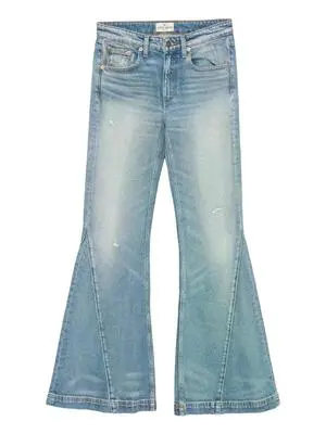 ANTIK DENIM Faded Flared-leg Jeans - Blue