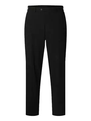 SELECTED Loose-fit Tailored Trousers - Black