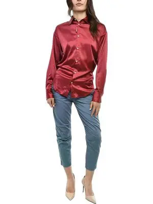 Dsquared2 Logo-patch Shirt - Red