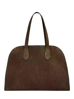 Liviana Conti Madison Suede Tote Bag - Brown
