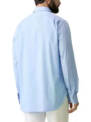 Polo Ralph Lauren Logo-embroidered Long-sleeve Shirt - Blue