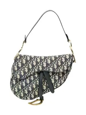 Dior Saddle Oblique Shoulder Bag - Neutrals