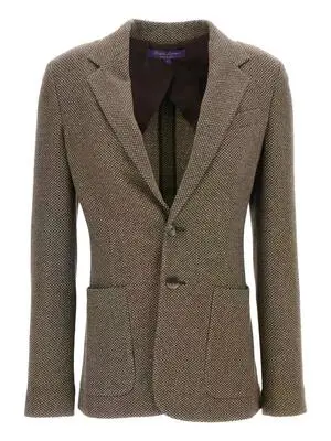 Ralph Lauren Hailey Single-breasted Jacket - Brown