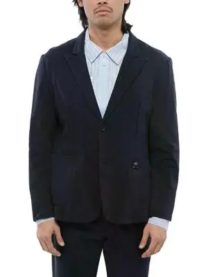 John Richmond Peak-lapel Single-breasted Blazer - Blue