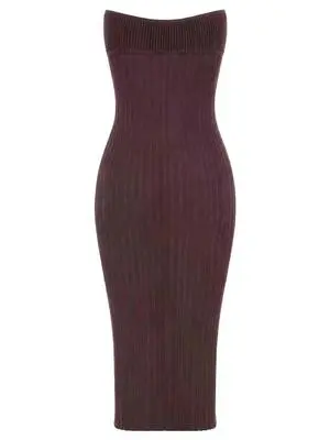 Cult Gaia Christy Cut-out Midi Dress - Brown