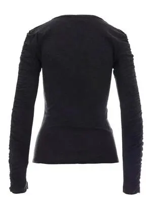 Pinko Ruched-sleeve Sweater - Grey