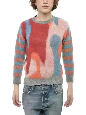 Dsquared2 Tie-dye Heavy-weight Sweater - Red