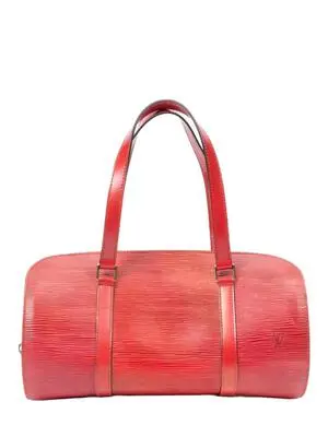 LOUIS VUITTON Soufflot Epi Leather Tote Bag Red