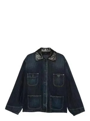 Prada Button-fastening Denim Jacket - Blue