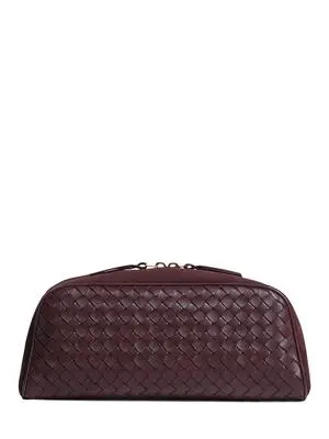 Bottega Veneta Large Leather Nodo Pouch - Red