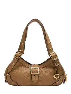 COACH Drifter Small Grained Leather Shoulder Bag - Olive