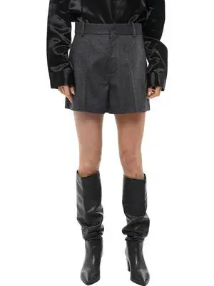 SUPER BLOND Tailored Shorts - Grey