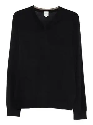 Paul Smith V-neck Long-sleeve Sweater - Blue
