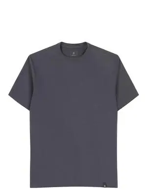 Boggi Milano T-shirt In Stretch Supima Cotton Jersey - Grey