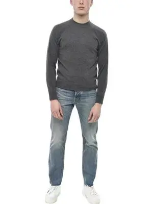 PAOLO PECORA Raglan-sleeve Sweater - Grey