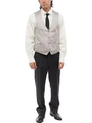 Corneliani Leaf-pattern Waistcoat - Grey