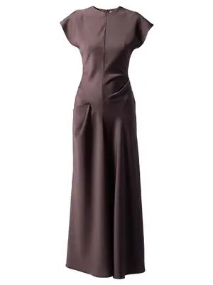 LENDROP STUDIOS Freya Dress - Brown