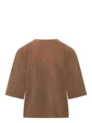 Brunello Cucinelli Embellished Pocket T-shirt - Brown