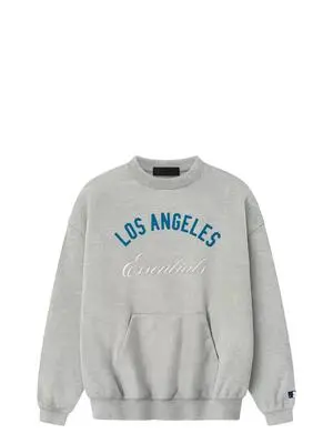 Fear Of God Essentials Logo-print Sweatshirt - Grey