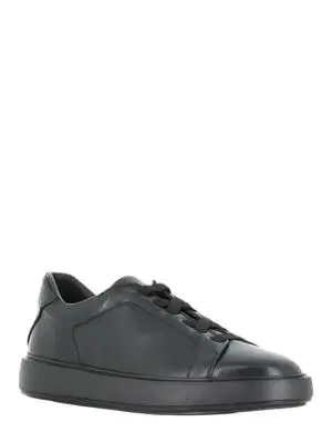Officine Creative Leather Lace-up Sneakers - Black