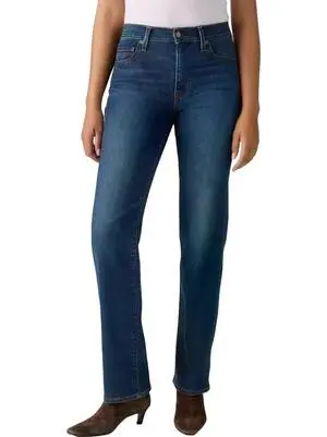 LEVI'S 723 Logo-patch Straight-leg Jeans - Blue