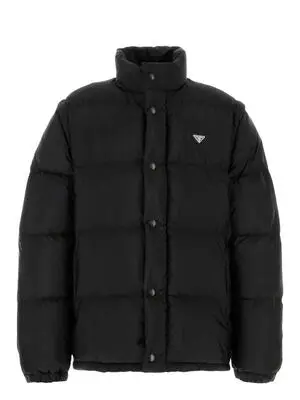 Prada Re-nylon Padded Jacket - Black
