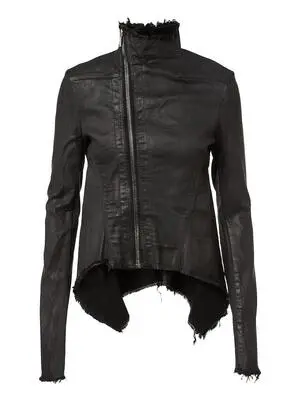 Rick Owens Naska Gary Cotton-blend Denim Jacket - Black