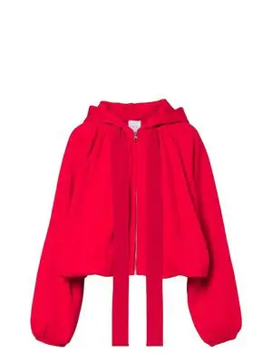 PATOU Cotton Zip-up Hoodie - Red