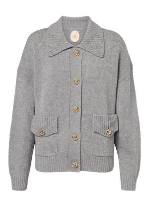 Jardin Des Orangers Wool And Cashmere Cardigan - Grey