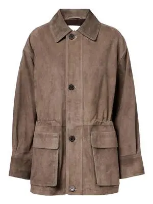 ARMA Maeve Suede Jacket - Grey