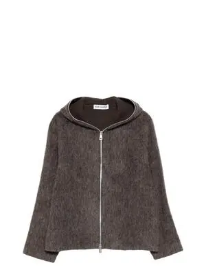 Our Legacy Sweatshirt With Hood And Zip - Grey