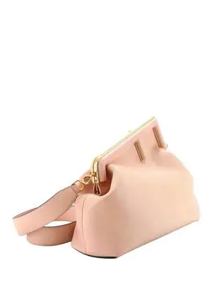 Fendi Fendi First Bag Leather Medium Clutch Bag Pink