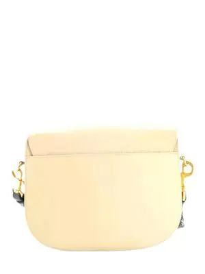 Dior Bobby Flap Bag Leather Large Crossbody Bag - Neutrals