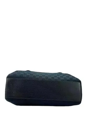 Gucci 2000s Gg Supreme Shoulder Bag - Black