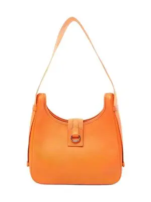Hermès 1999 Sako Clemence Shoulder Bag - Orange