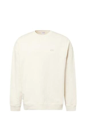 Loewe Anagram-embroidered Cotton Sweatshirt - Beige