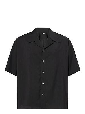 Loewe Boxy-fit Wool Shirt - Black