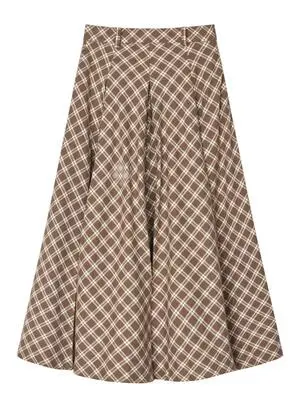 BY MALENE BIRGER Eden Organic Cotton Maxi Skirt - Fosil