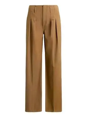 Polo Ralph Lauren Pleated Wide-leg Trousers - Neutrals