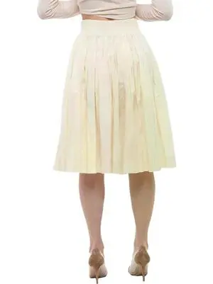 Woolrich Pleated Flared Midi Skirt - Neutrals