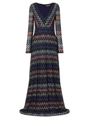 Missoni Embellished Crochet-knit Midi Dress - Multi