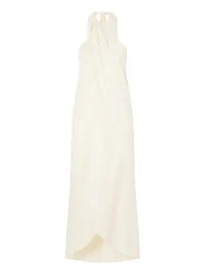 Johanna Ortiz Silent Water Satin-jacquard Tunic - Neutrals