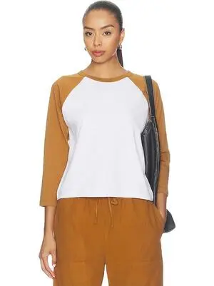 LESET Margo Baseball Tee In . Also - Multi