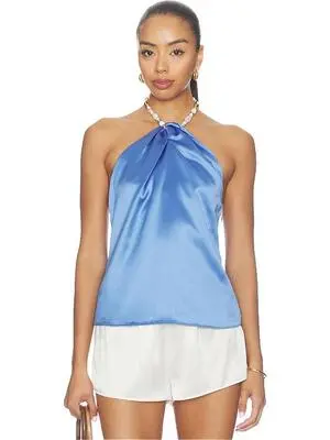 Retrofete Milani Top In . Also - Blue
