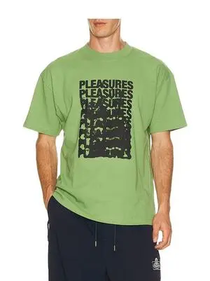 PLEASURES Immolate T-shirt In . Also - Sage