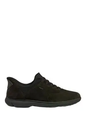 Geox Nebula 2.0 Suede-finish Lace-up Sneakers - Brown