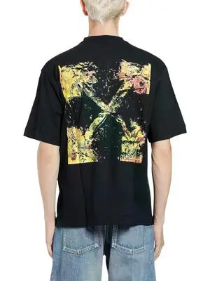 Off-White Spices Arrow Skate Logo-print T-shirt - Black