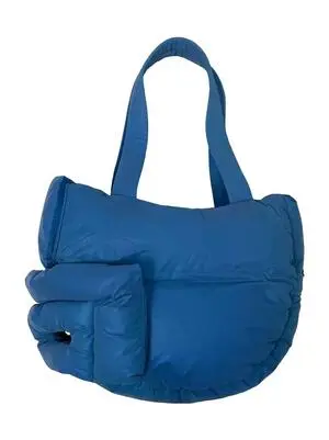 DINGYUN ZHANG Quilted Padded Tote Bag - Blue