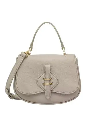 COCCINELLE Pebbled Leather Shoulder Bag - Neutrals