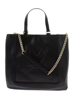 Moschino Logo-plaque Tote Bag - Black